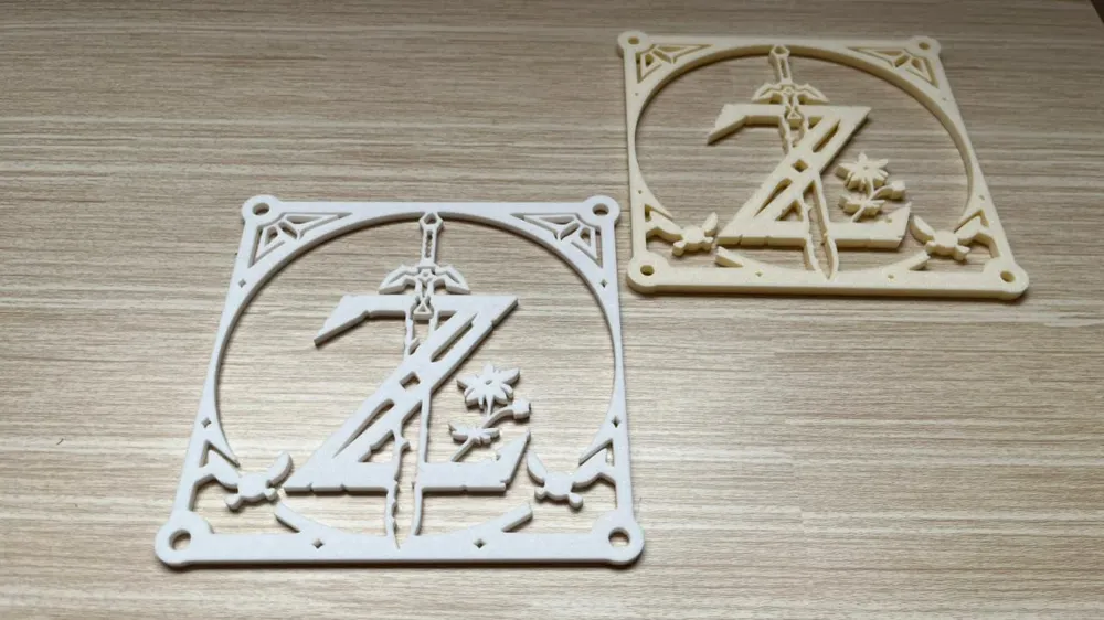 Zelda PC fan cover 120mm - Free 3D Print Model - MakerWorld