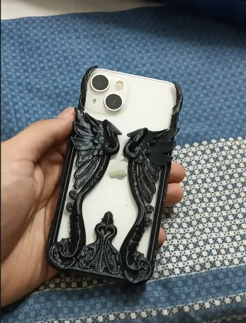 IPhone 13 Angel WIng Case (Remix of shimmye.stl) - Free 3D Print Model ...