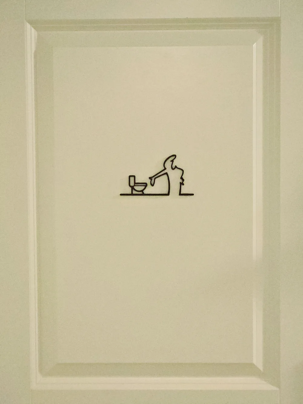 The Line (La Linea) - Toilet Sign (no underline) Remixed by Takst3in ...