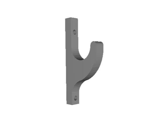 simple (sword) hook / holder - Free 3D Print Model - MakerWorld