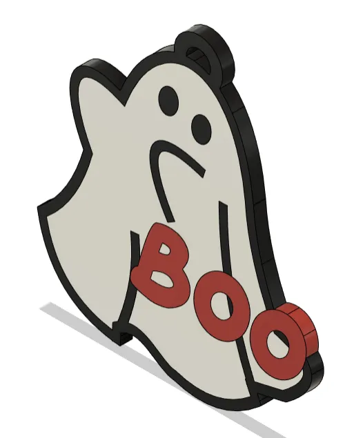 Ghost Boo! Keychain by intommy - MakerWorld