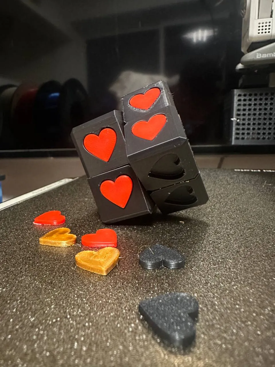 Heart Rubiks Cube | Fidget Toy | No AMS by HovavRoee MakerWorld ...