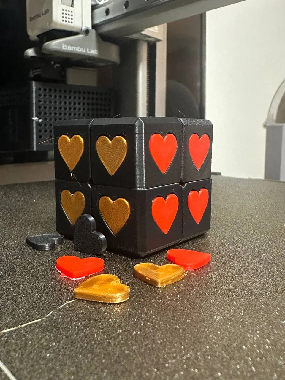 Heart Rubiks Cube | Fidget Toy | No AMS by HovavRoee MakerWorld ...