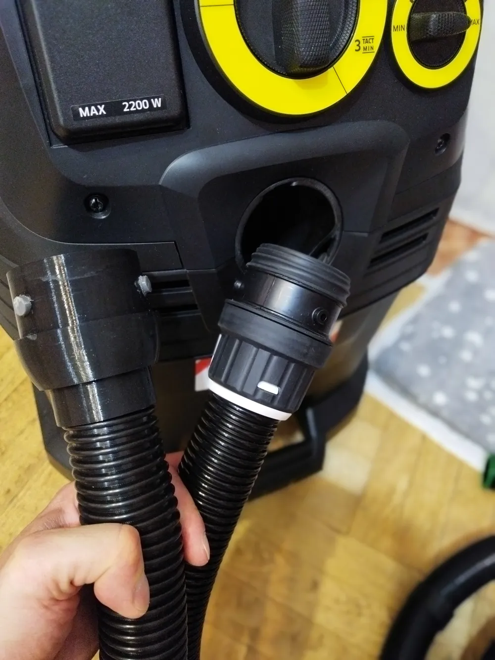 Karcher NT input connector for vacuum cleaner - Free 3D Print Model ...