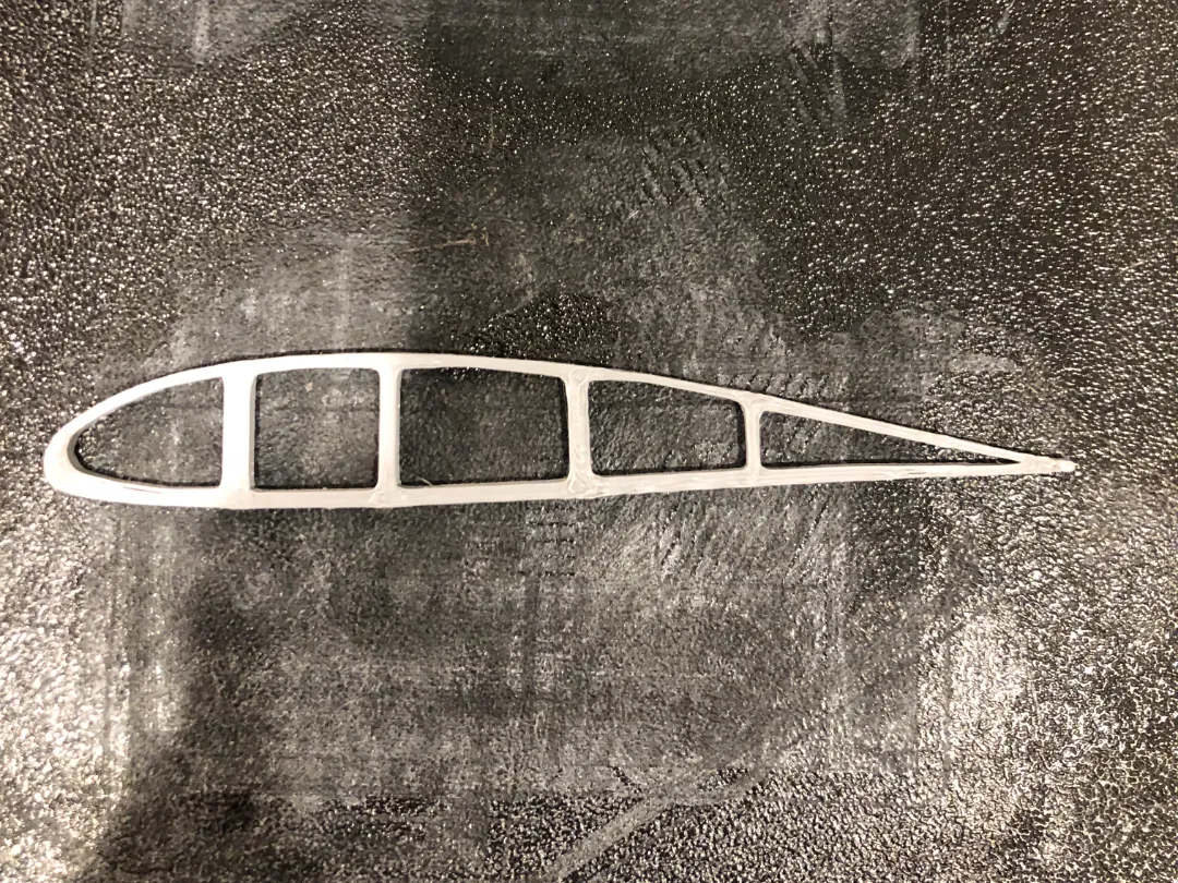 Airplane Airfoil wing cross-section design - Free 3D Print Model ...