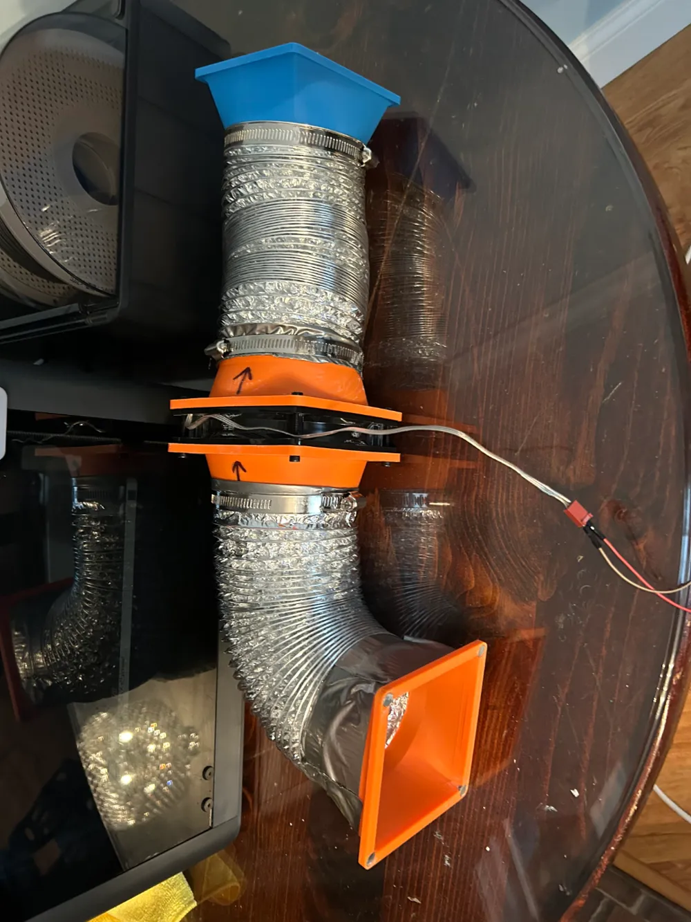 Magnetic Vent Duct with PC fan booster by KingDingle - MakerWorld