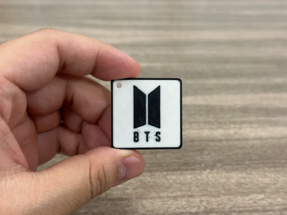 Bangtan Boys (BTS) Logo Key Chain by caesar0779 - MakerWorld