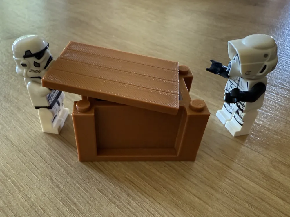 Brick Crate - Brick Compatible by Reefie MakerWorld: Download Free 3D Models