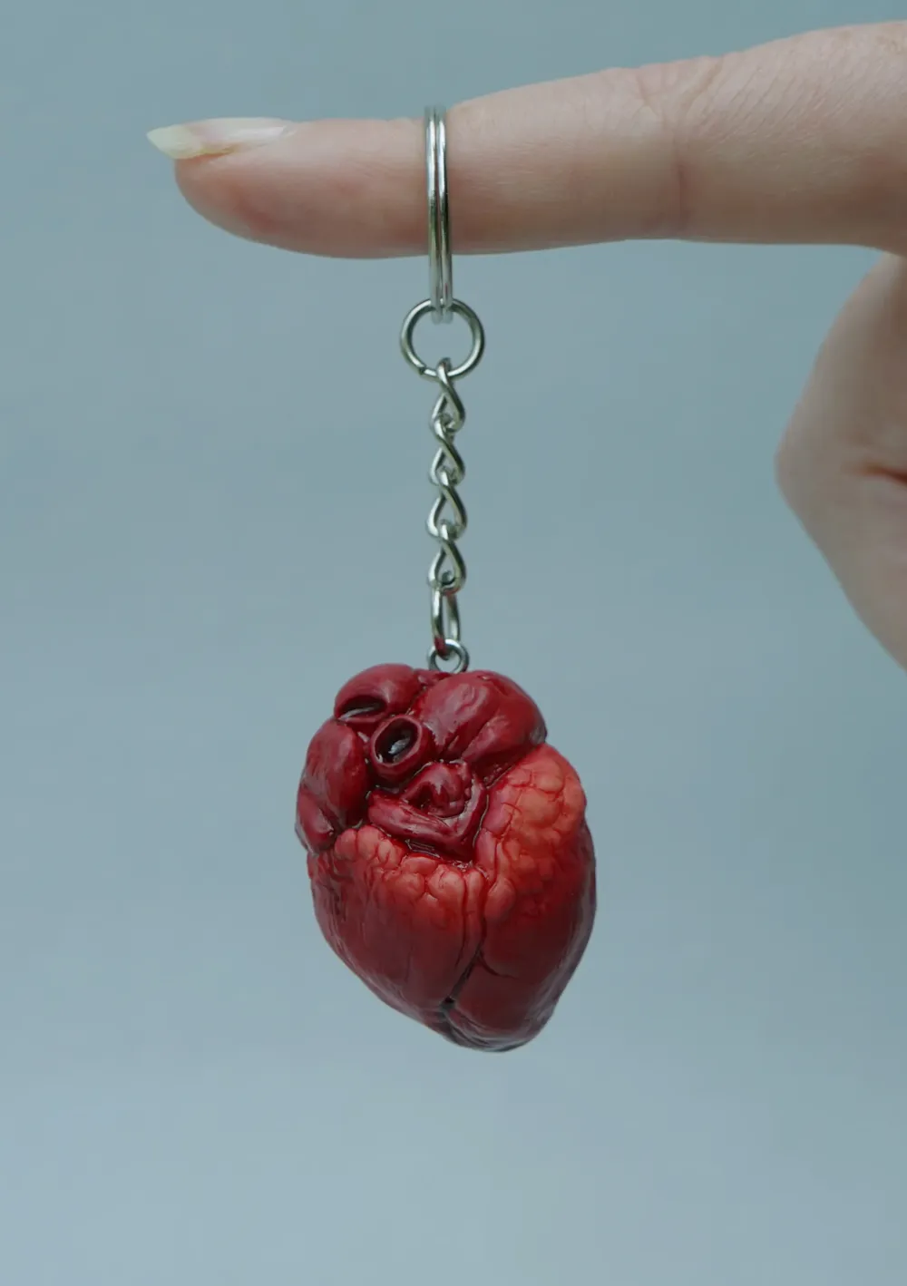 Realistic Heart Keychain 3D Print by Imagina.3d MakerWorld: Download ...
