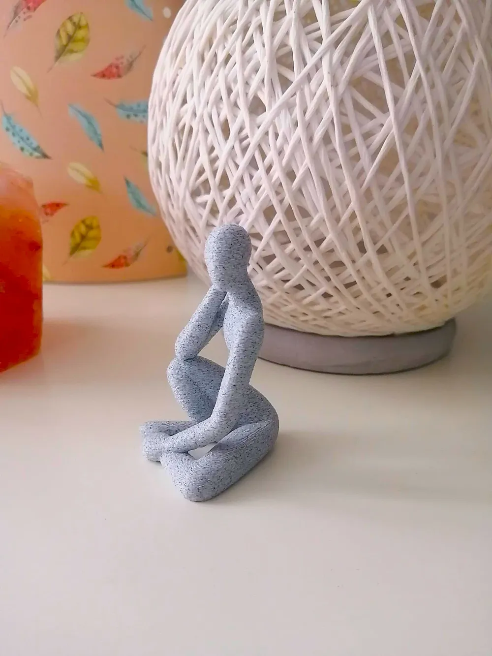 Modern sculpture of a thinking figure by 3d tisk - Sam MakerWorld ...