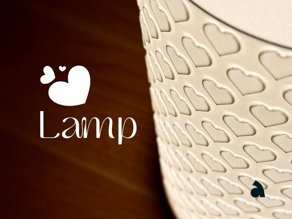 Heart Pattern Table Lamp - Free 3D Print Model - MakerWorld