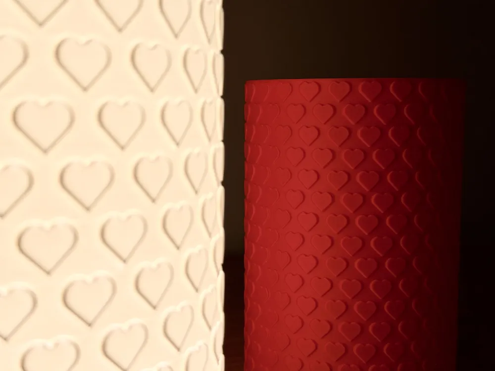 Heart Pattern Table Lamp - Free 3D Print Model - MakerWorld