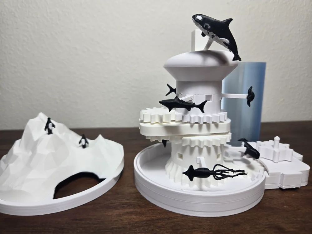 Ocean Automaton - Mini Ocean Aquarium by wontonnn MakerWorld: Download ...