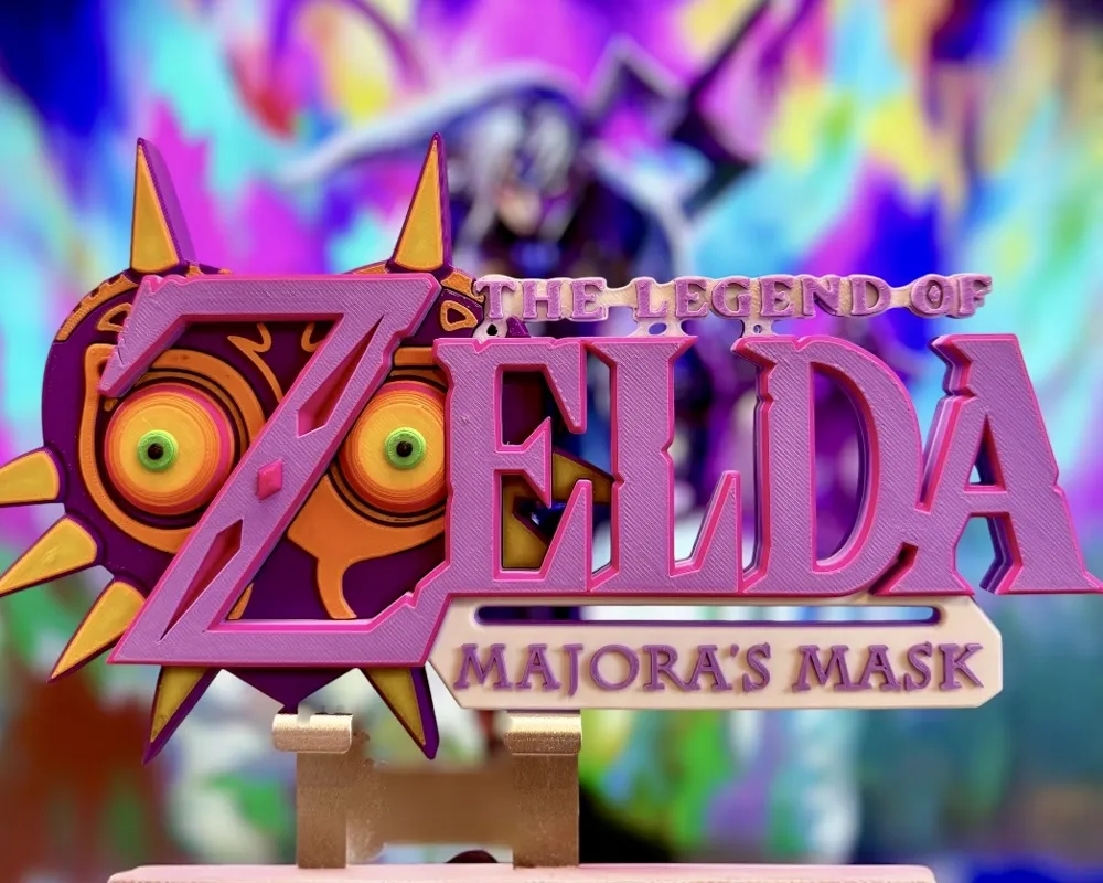 Zelda Majora's Mask Display Stand Logo by GoronenDruck MakerWorld ...