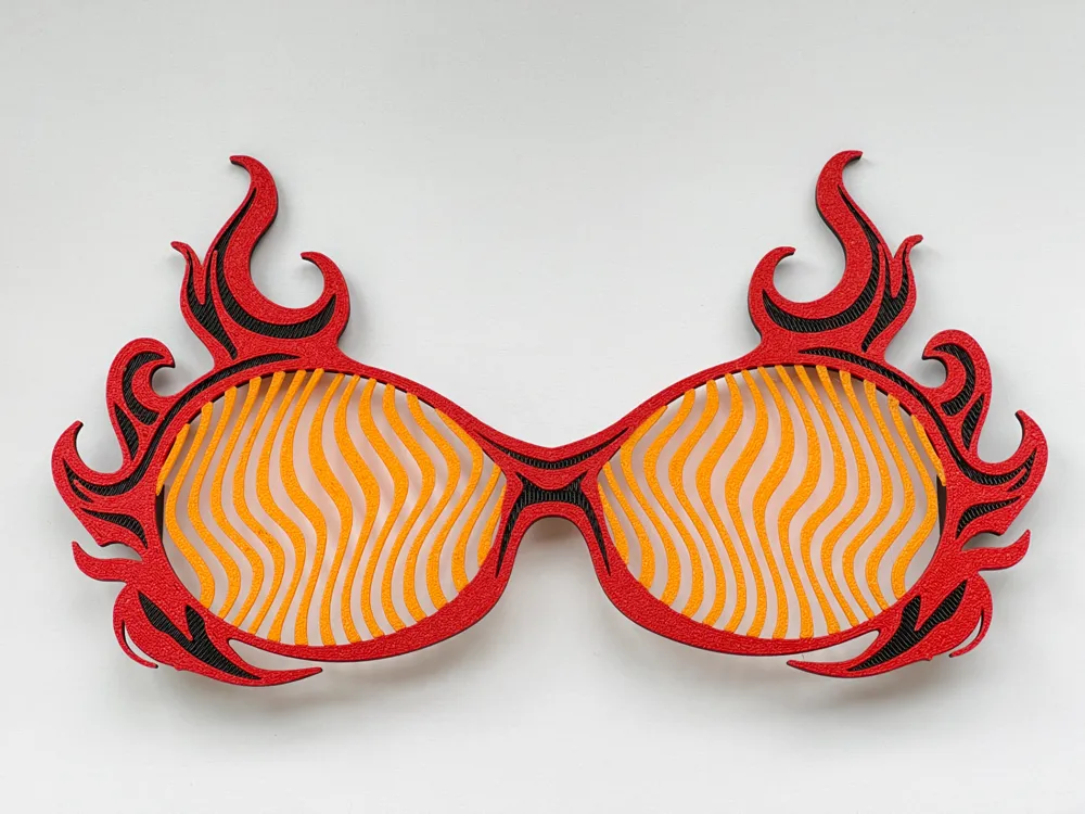 Flame Glasses by FlorinV - MakerWorld