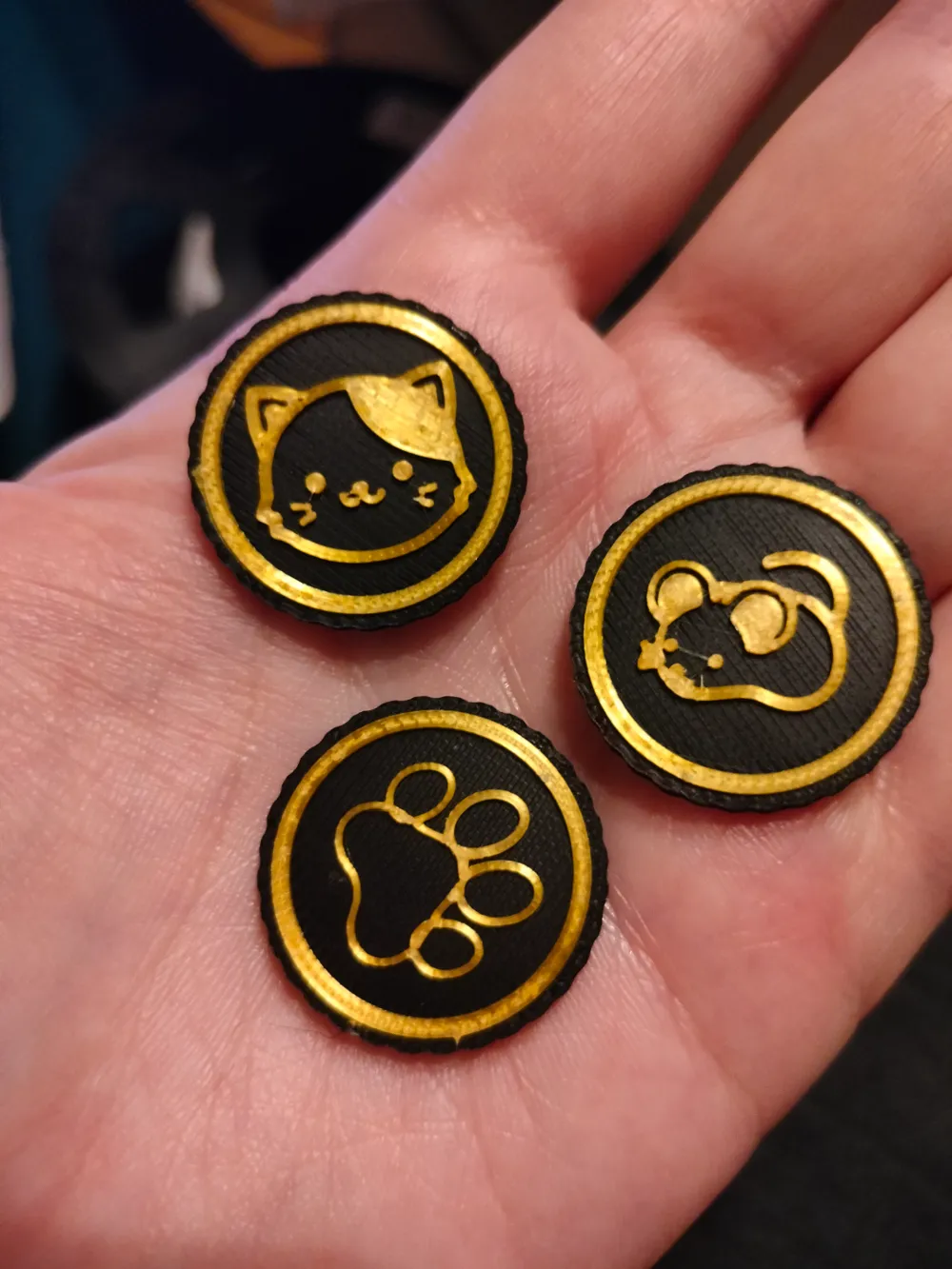 cat coins by Kotka_Stokrotka - MakerWorld