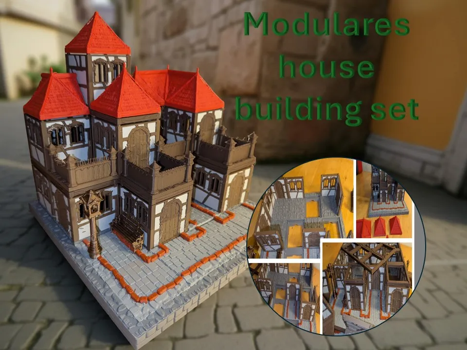Modulares house Building set (MTS(7) House set) - Free 3D Print Model ...