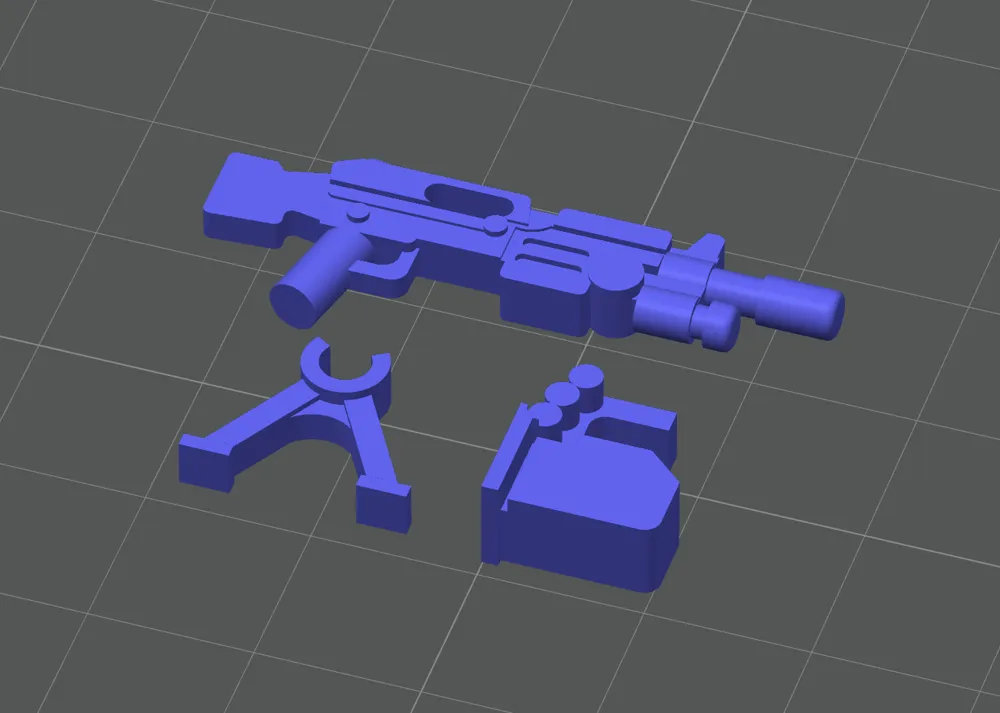 LEGO Minifigure M249 Machine Gun brick by BoringThings - MakerWorld