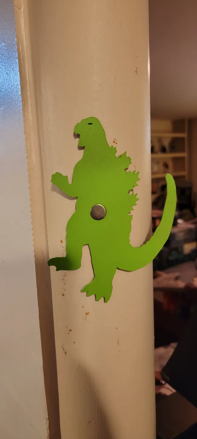 Godzilla stencil/ wall art by myglasses1994 - MakerWorld
