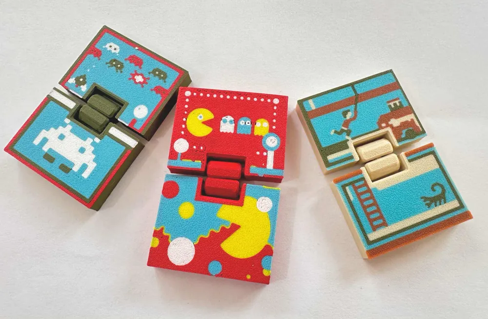 Gaming Fidgets Retro Slide and Flip Toy by Ada & K 3DA MakerWorld ...