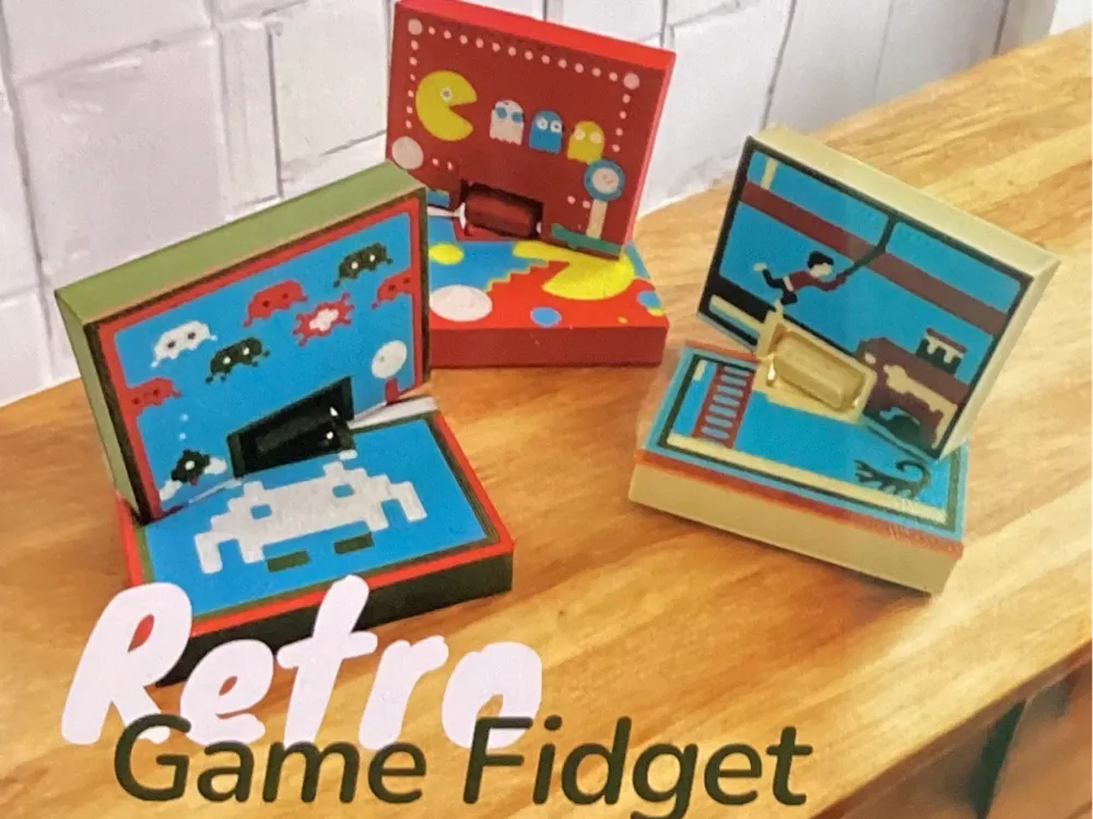 Gaming Fidgets Retro Slide and Flip Toy by Ada & K 3DA MakerWorld ...
