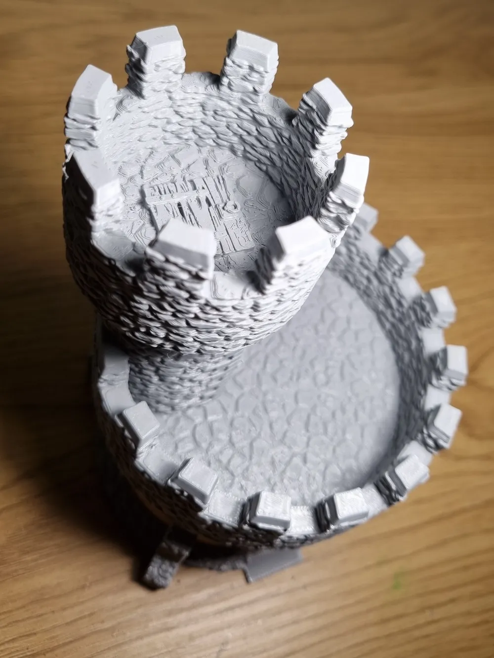 Fantasy castle from bambu cardboard spool by Grad90 MakerWorld ...