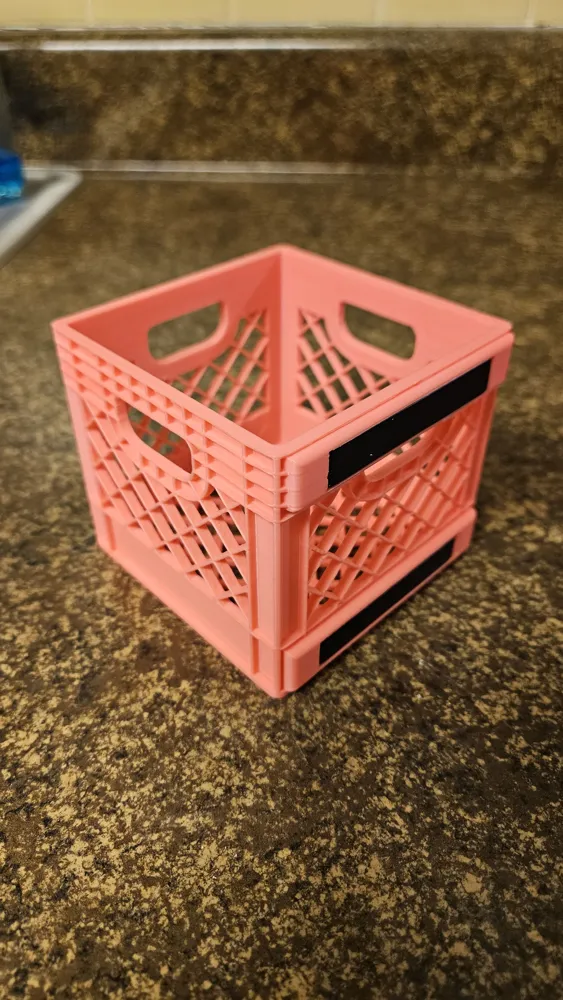 Magnetized Mini Crate for Tool Box Fridge - Free 3D Print Model ...