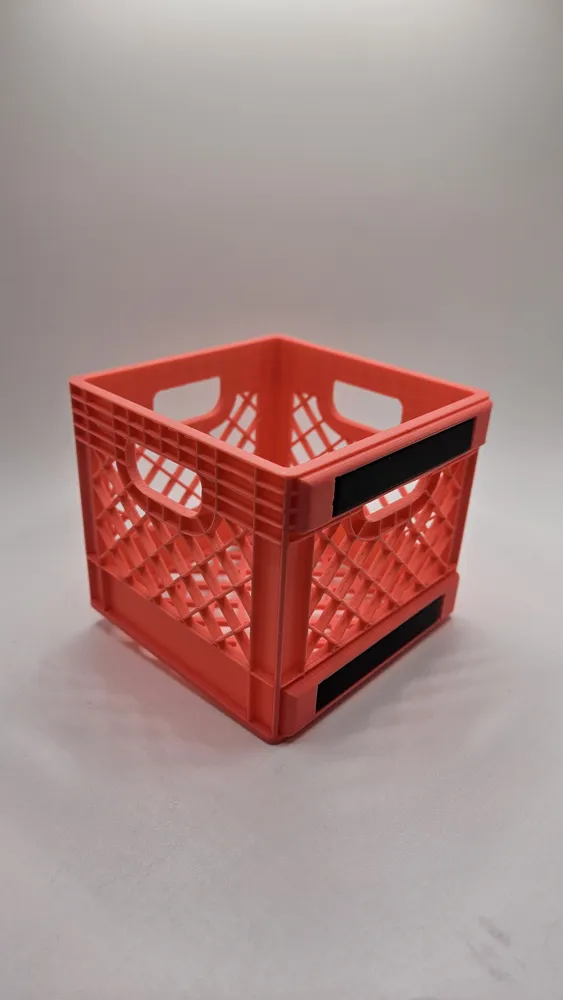 Magnetized Mini Crate for Tool Box Fridge - Free 3D Print Model ...