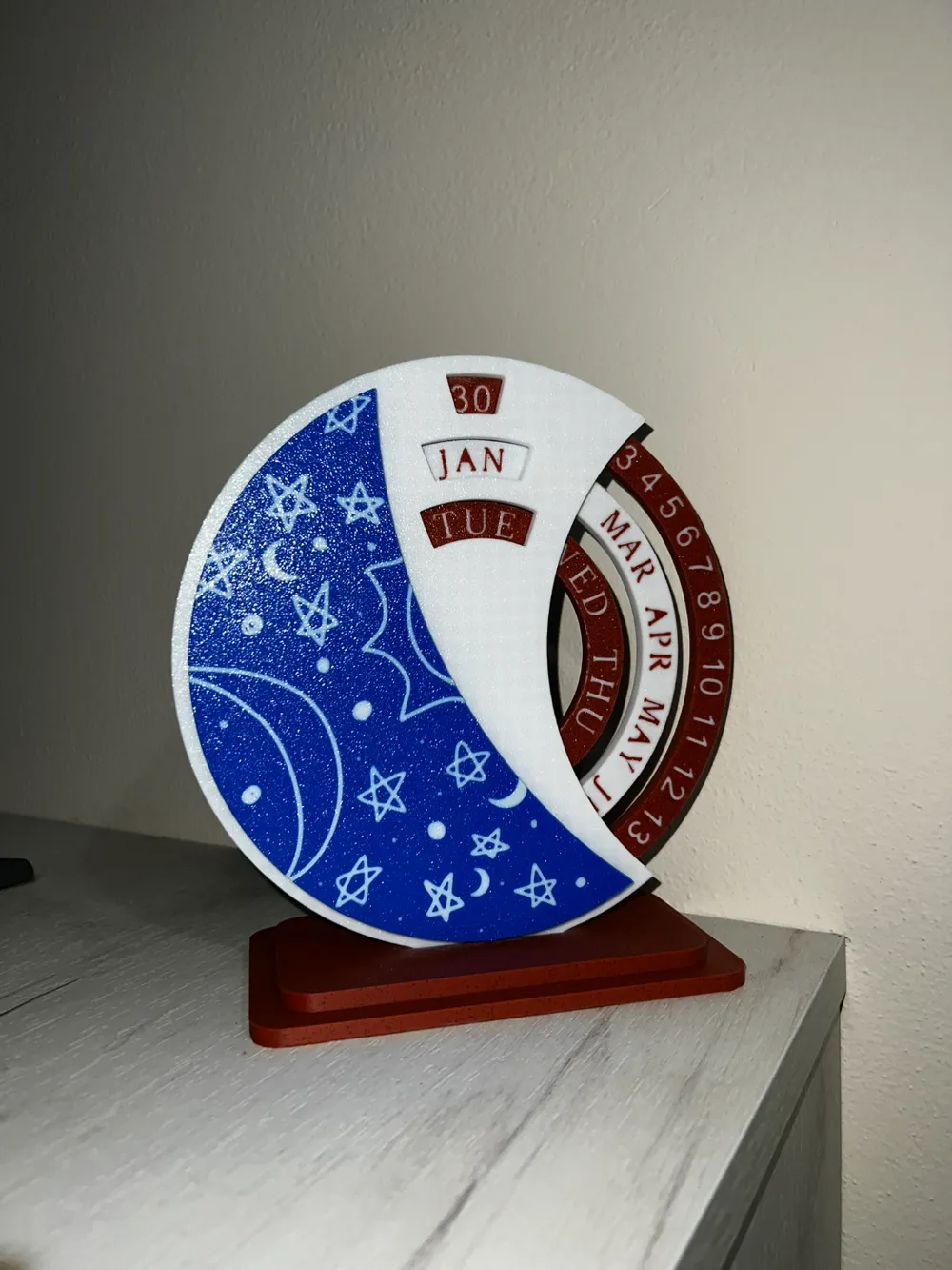 Infinity calendar with swappable panels by Lazza Solution - MakerWorld