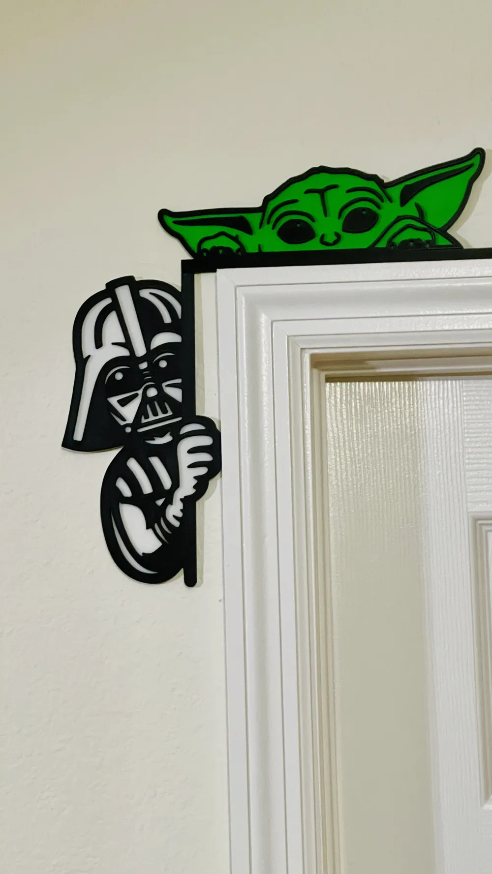 Darth Vader & Grogu - Door Decoration by Jodacrem MakerWorld: Download ...