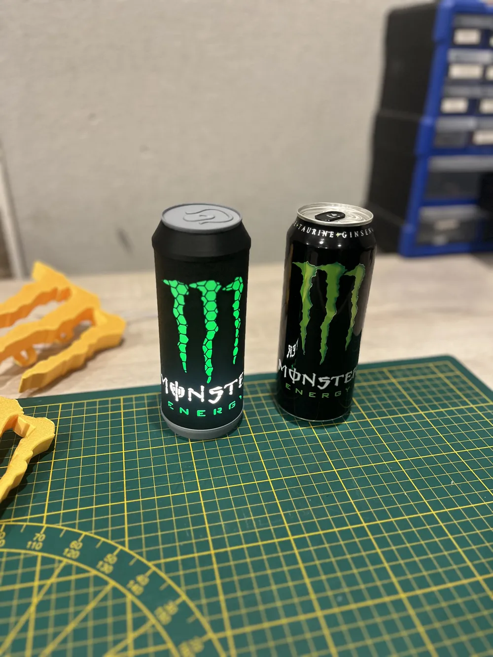 Monster Energy Lamp – Compatible with LED Kit 001 - Free 3D Print Model ...