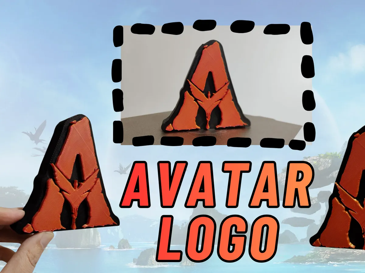 LOGO Avatar Fire and Ash - Free 3D Print Model - MakerWorld