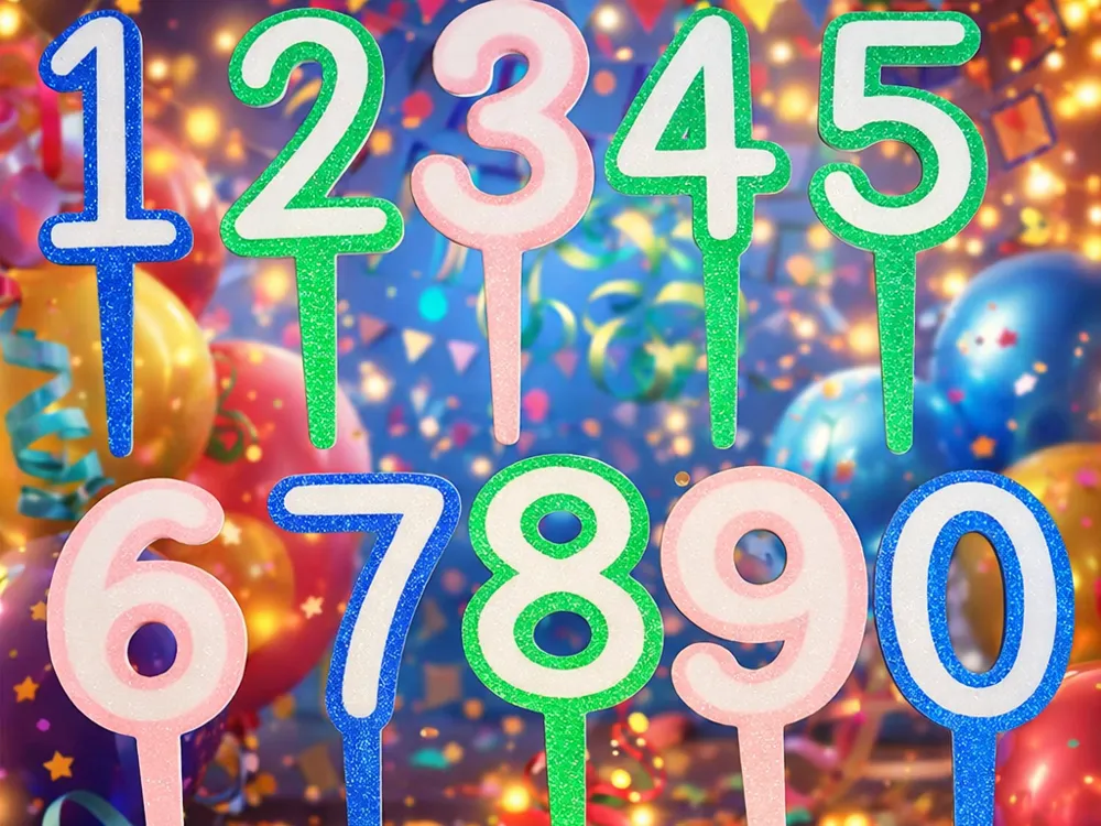 cake topper numbers - Free 3D Print Model - MakerWorld