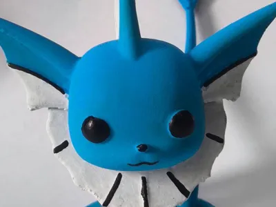 Vaporeon Funko Pokemon - Free 3D Print Model - MakerWorld