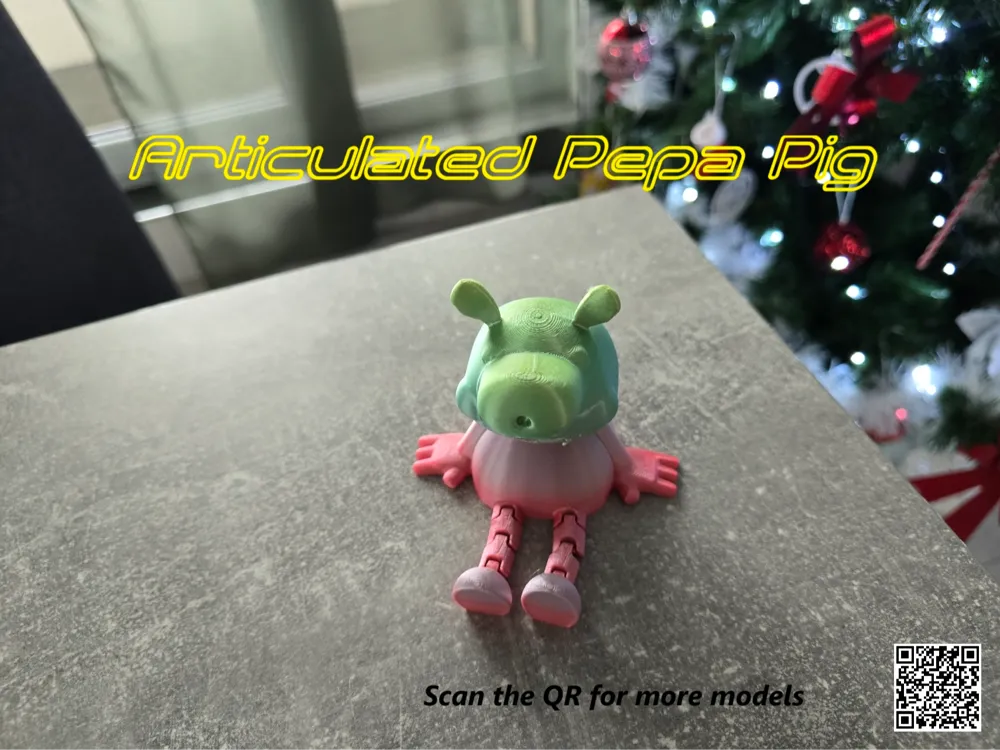 Articutaled Pepa Pig by 3Devil - MakerWorld