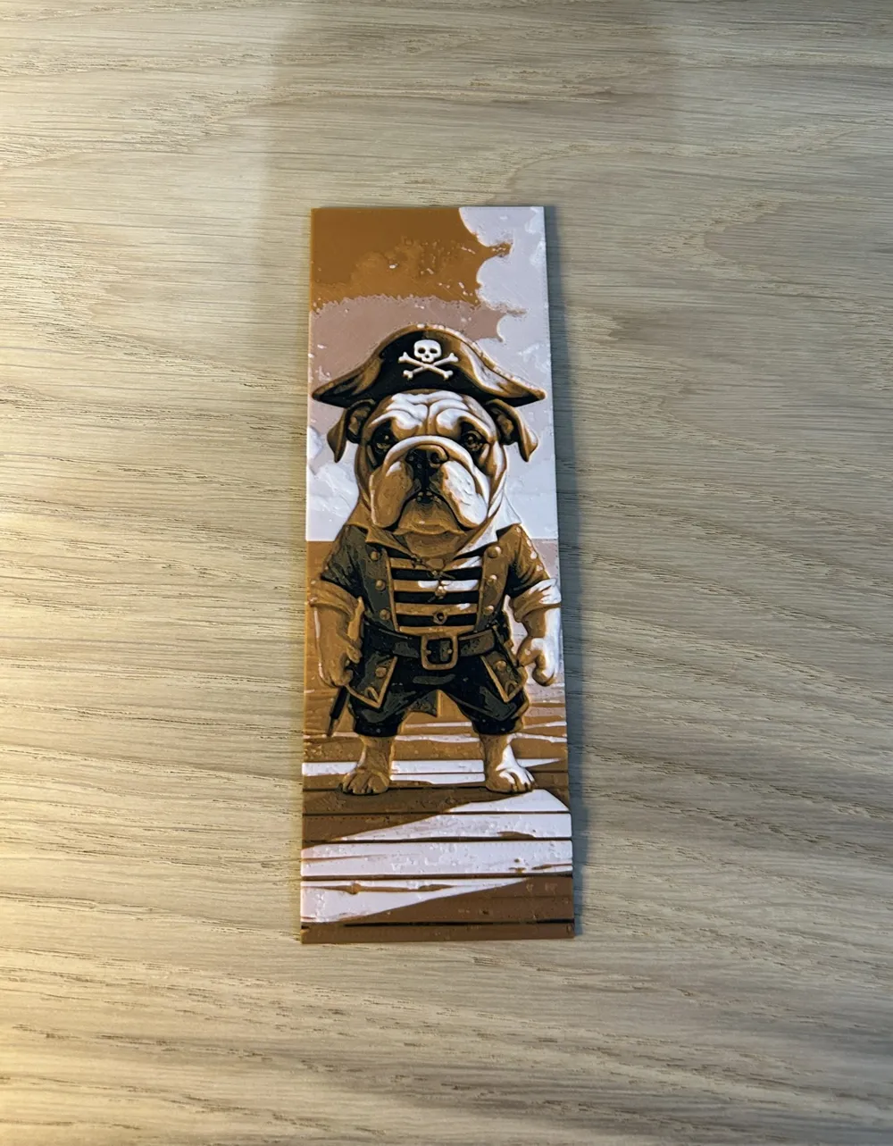 HUeforge Bookmarks, Set of 3, Pirate Bulldogs - Free 3D Print Model ...