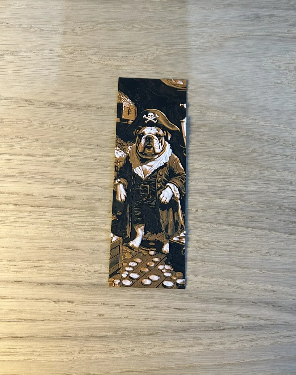 HUeforge Bookmarks, Set of 3, Pirate Bulldogs - Free 3D Print Model ...