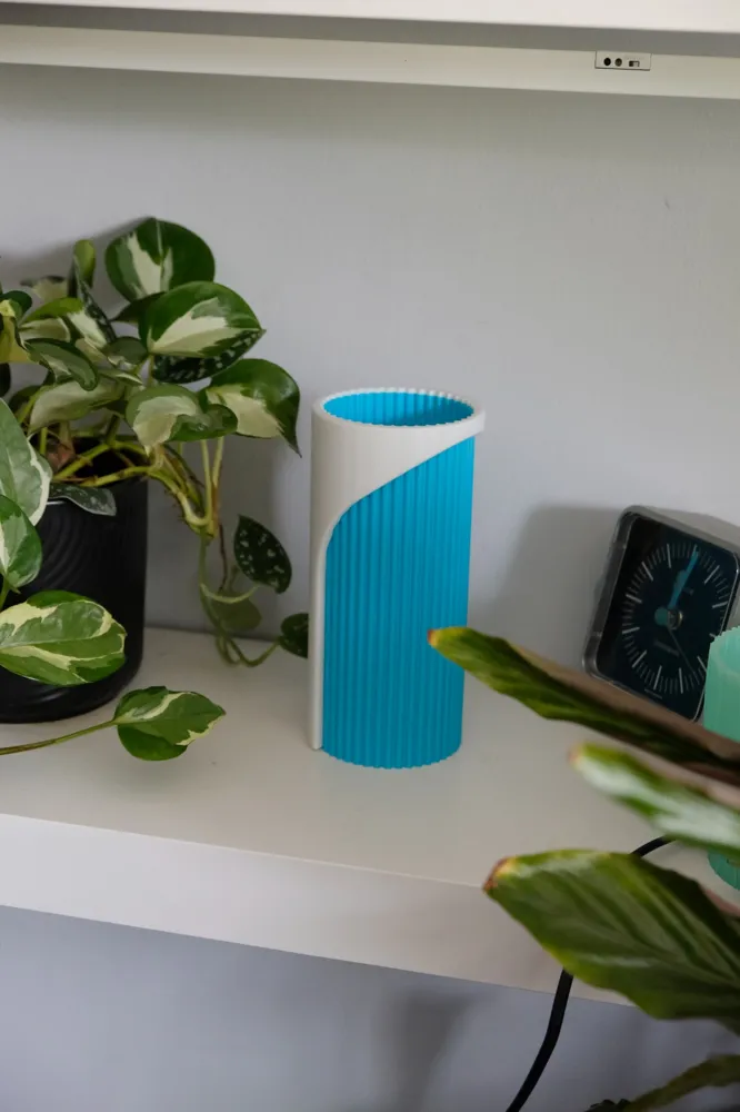 Modern Two Part Vase with interlocking design - Free 3D Print Model ...