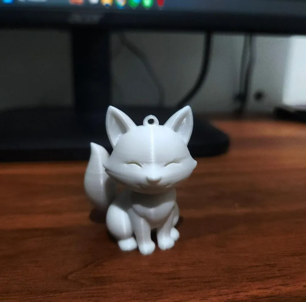 Fox Keychain - Free 3D Print Model - MakerWorld