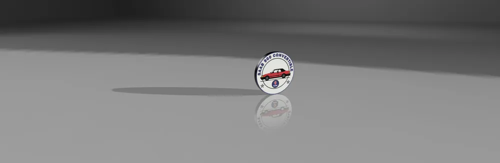 Saab cabriolet led lightbox - Free 3D Print Model - MakerWorld