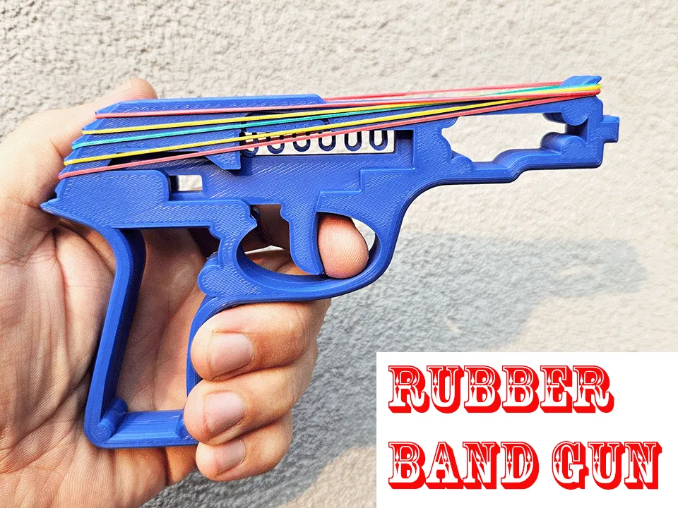 Spy Rubber Band Gun Light - Free 3D Print Model - MakerWorld