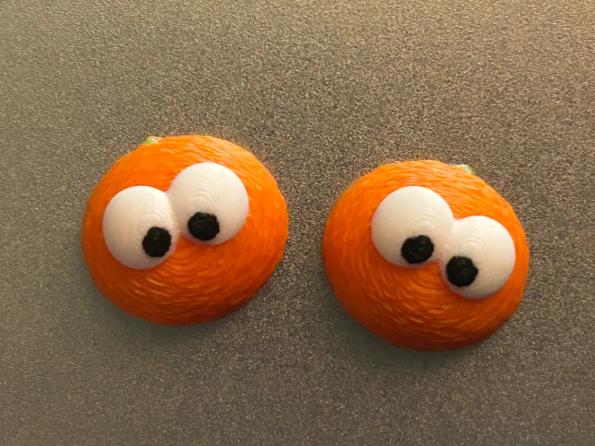 Orange Magnet with Big Eyes by Master Calibär MakerWorld: Download Free ...
