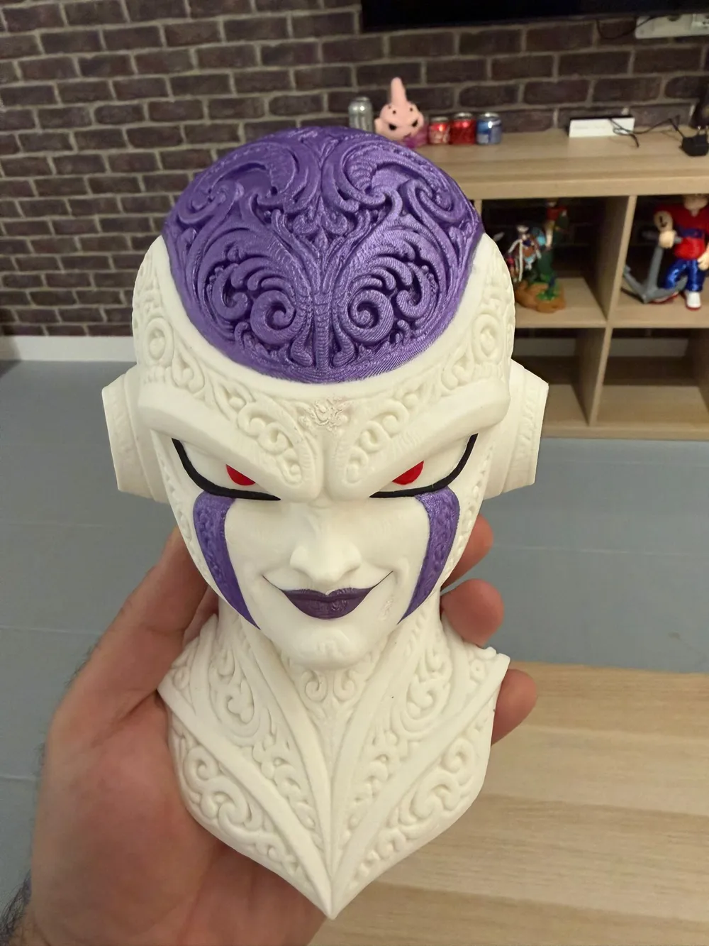 Decorative Freezer Fan Art Mask - Free 3D Print Model - MakerWorld