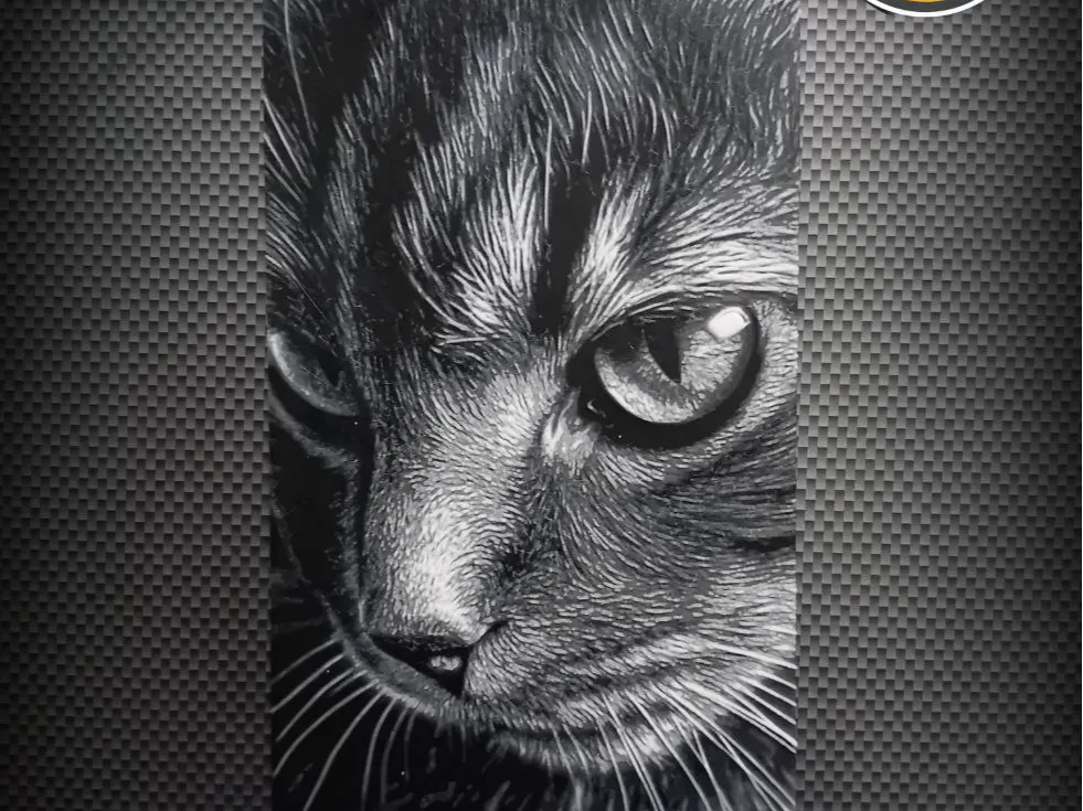 Cat Face Hueforge by D3D MakerWorld: Download Free 3D Models