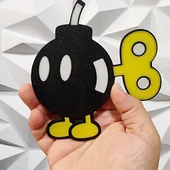 2D Bob-Omb by MintPrintz - MakerWorld