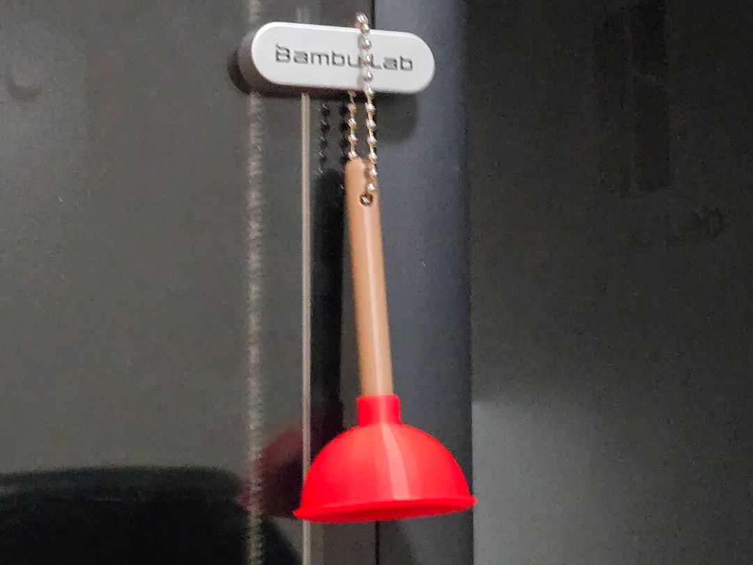 Plunger Bag Tag - Free 3D Print Model - MakerWorld