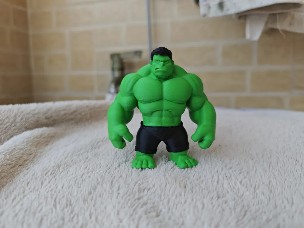 Mini Hulk (no AMS needed) - Free 3D Print Model - MakerWorld