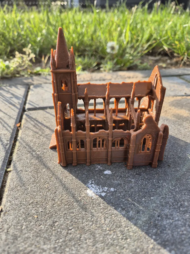 ruins of a Gothic cathedral by Burak19891 MakerWorld: Download Free 3D ...