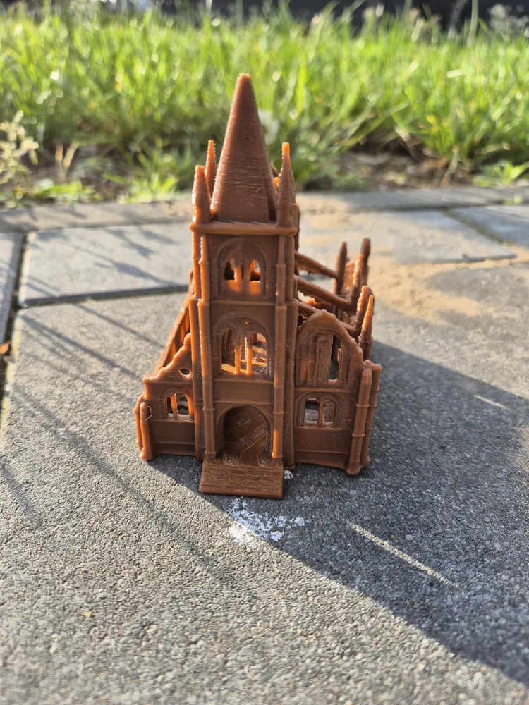 ruins of a Gothic cathedral by Burak19891 MakerWorld: Download Free 3D ...