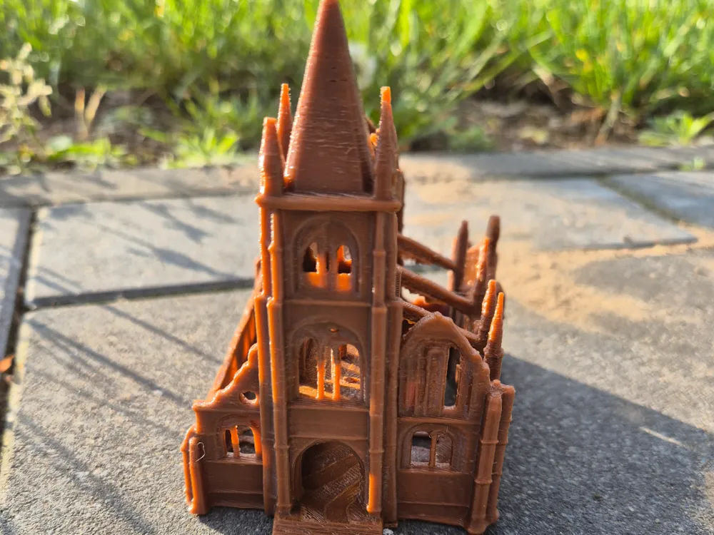 ruins of a Gothic cathedral by Burak19891 MakerWorld: Download Free 3D ...